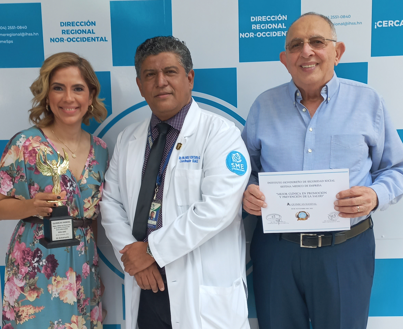 SME PREMIA A QUÍMICAS HANDAL POR MEJOR CLÍNICA EN PROMOCIÓN Y ...